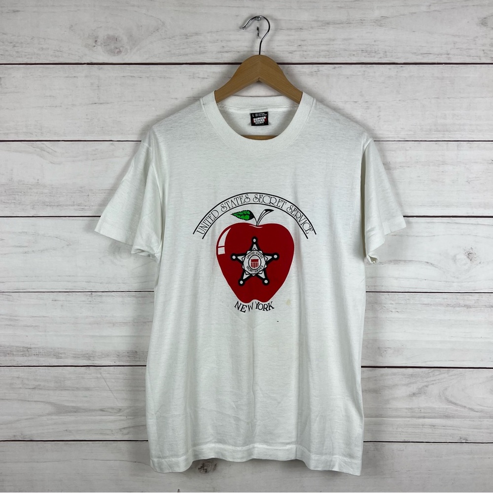 Vintage 1990s Us Secret Service T-Shirt - Gem